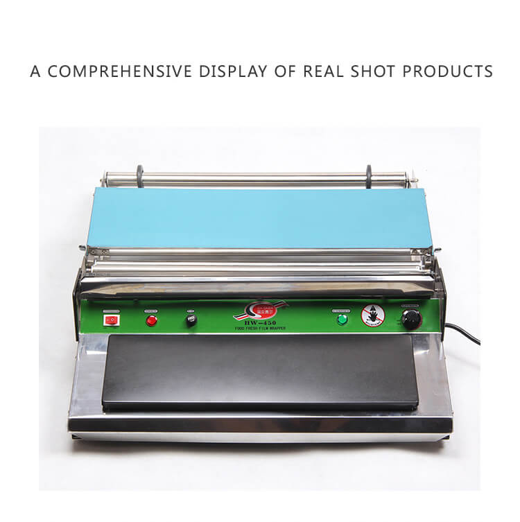 FHW-450 Automatic Pvc Cling Film Tray Sealing Machine - Buy FHW-450 ...